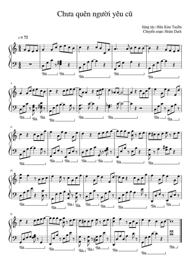 Top 10 sheet piano nhạc trẻ HOT nhất hiện nay - TED SAIGON